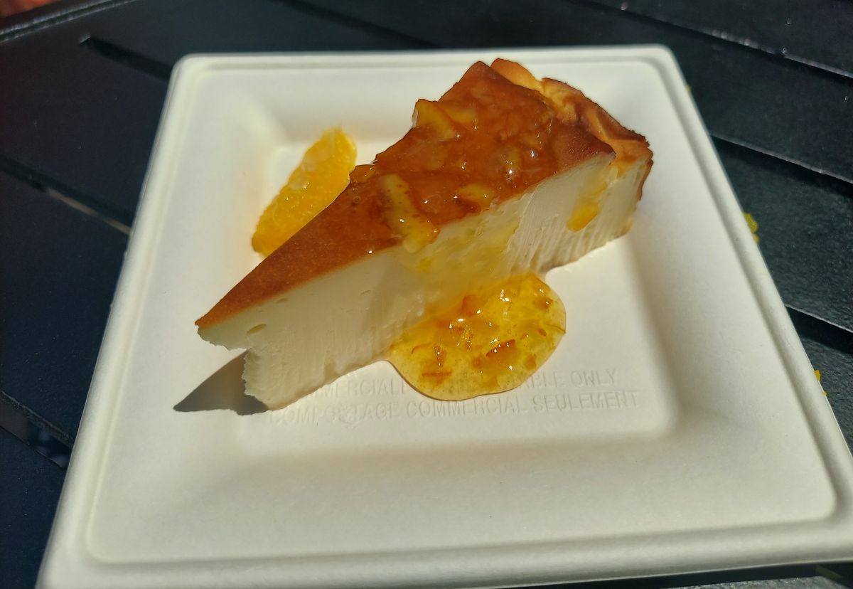 Basque Cheesecake Food & Wine Review At Epcot 2025