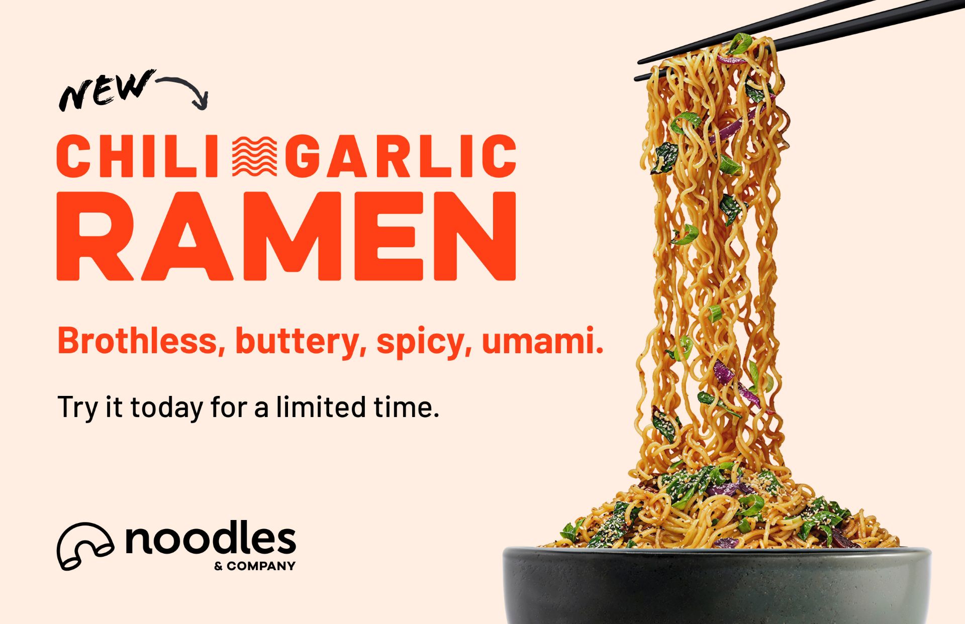 Chili Garlic Ramen Brings Bold Flavor to Noodles & Company