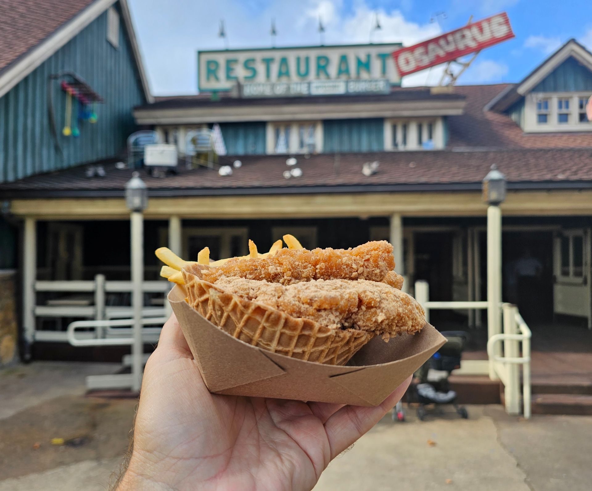 Waffle Cone Chicken Strips Debut at Disney’s Animal Kingdom