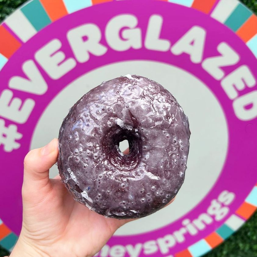 Ube Doughnut Everglazed Review at Disney Springs