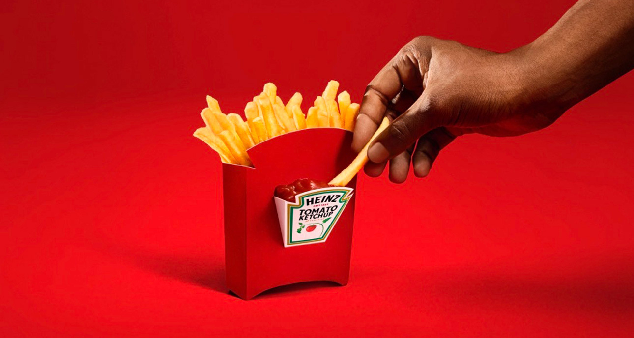 HEINZ Fry Box Introduced With Built-In Condiment Compartment