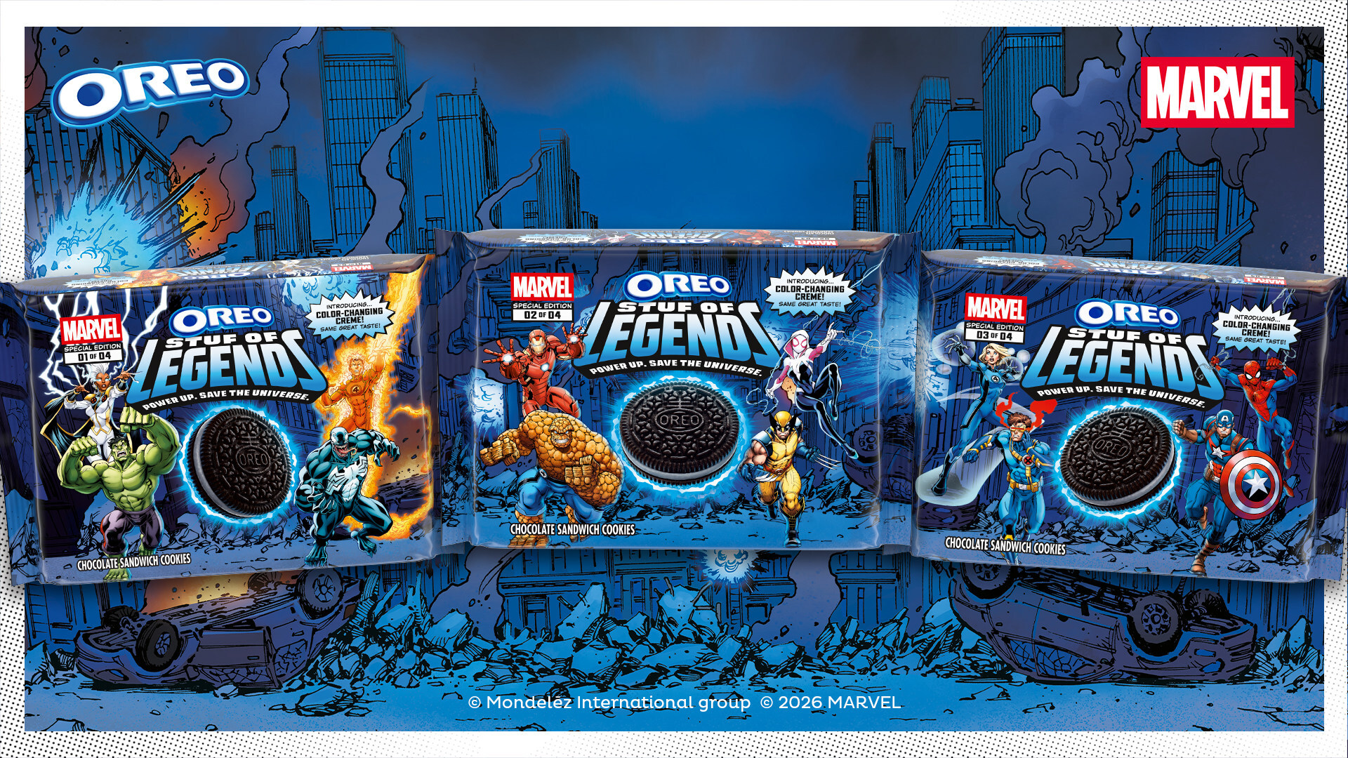 Marvel Oreo Cookies Launch With Superhero Designs