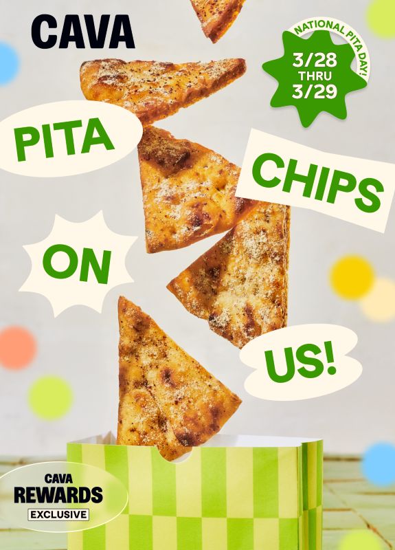 CAVA National Pita Day: Peter Chip’s Birthday Bash