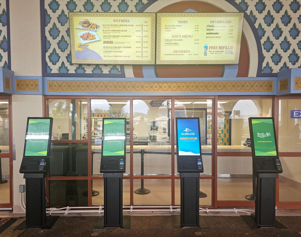 Zagora Cafe Busch Gardens Improves With New Kiosks